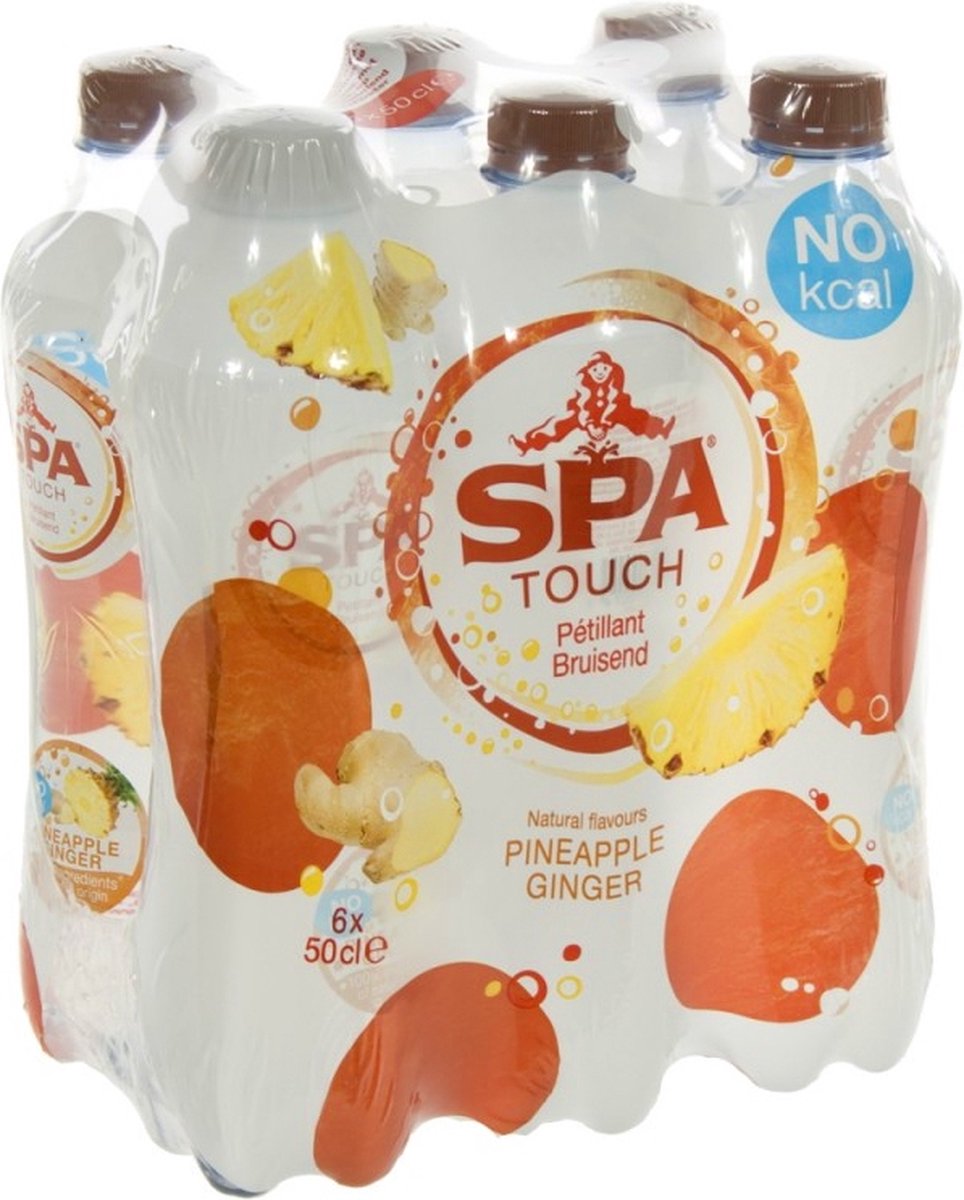 Spa Touch Bruisend Pineapple Ginger 6 x 50cl | bol.com