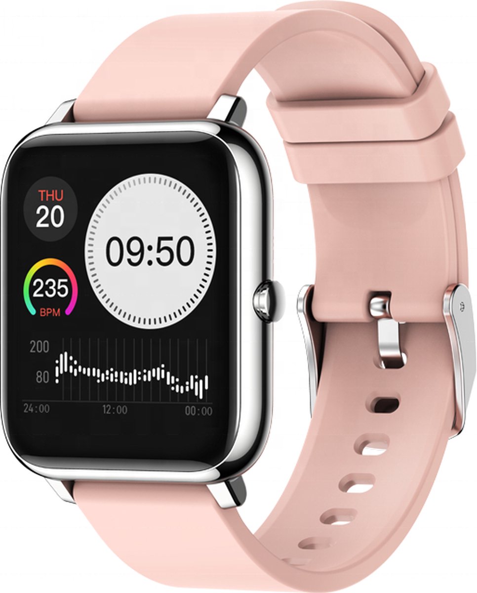 MAOO AMPLIFY Smartwatch - Incl. screenprotector – Hartslag, bloeddruk ...