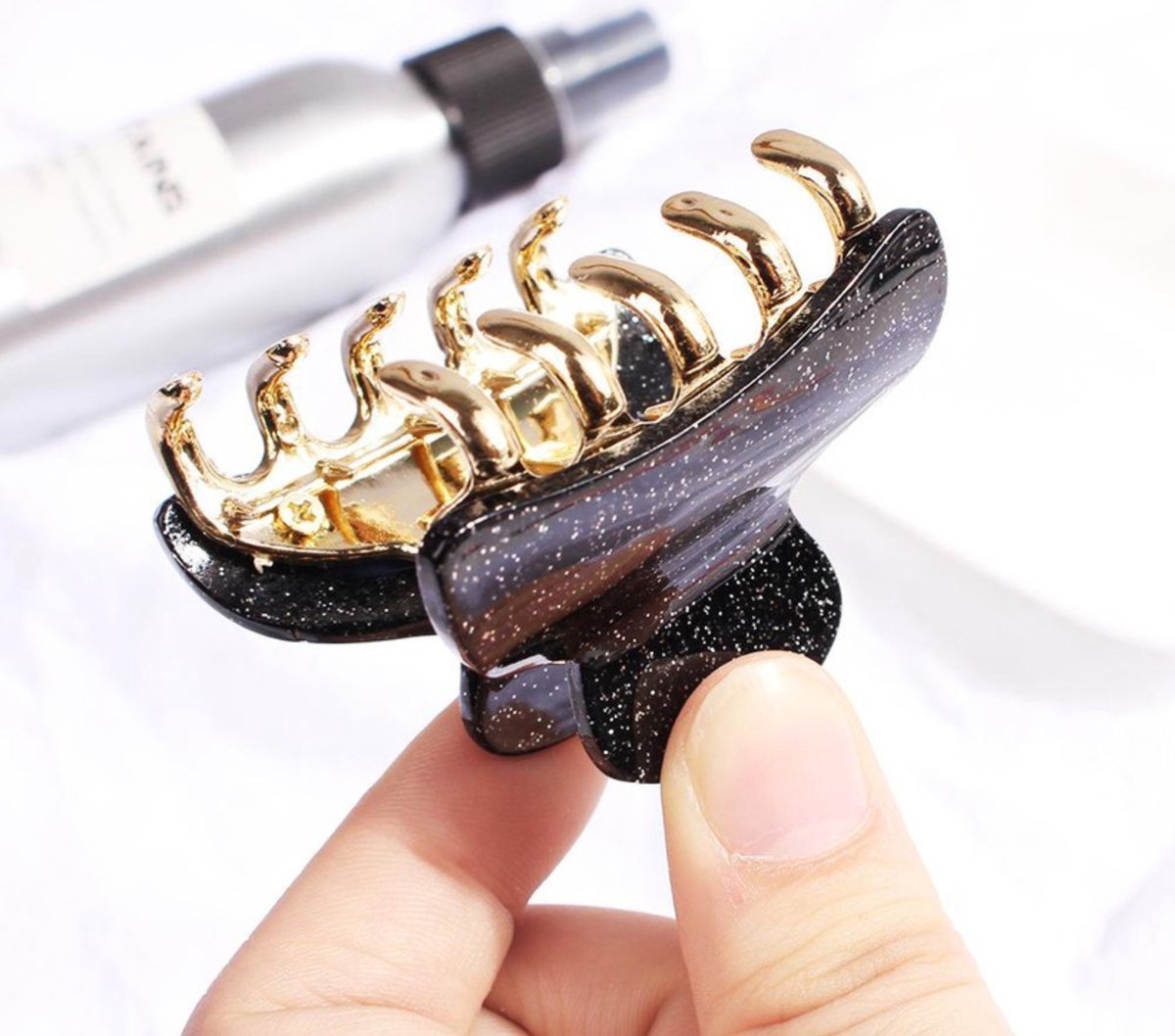 Haarklem 3 stuks - Haarklemmen glitter - Dames - Feestdagen - Elegant ...