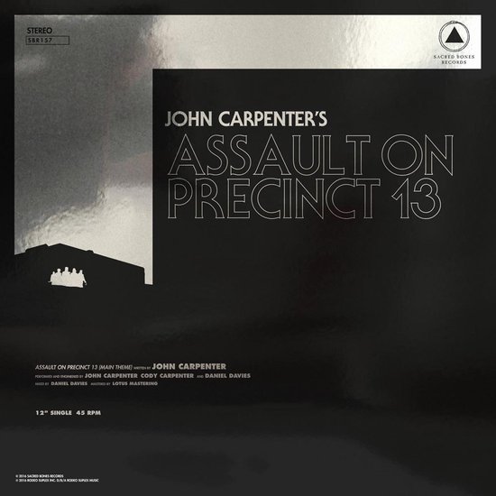 John Carpenter - Assault On Precinct (12" Vinyl Single), John Carpenter ...
