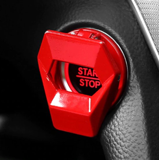 Start-Stop systeem knop - Lamborghini knop - rood - sportcar | bol.com