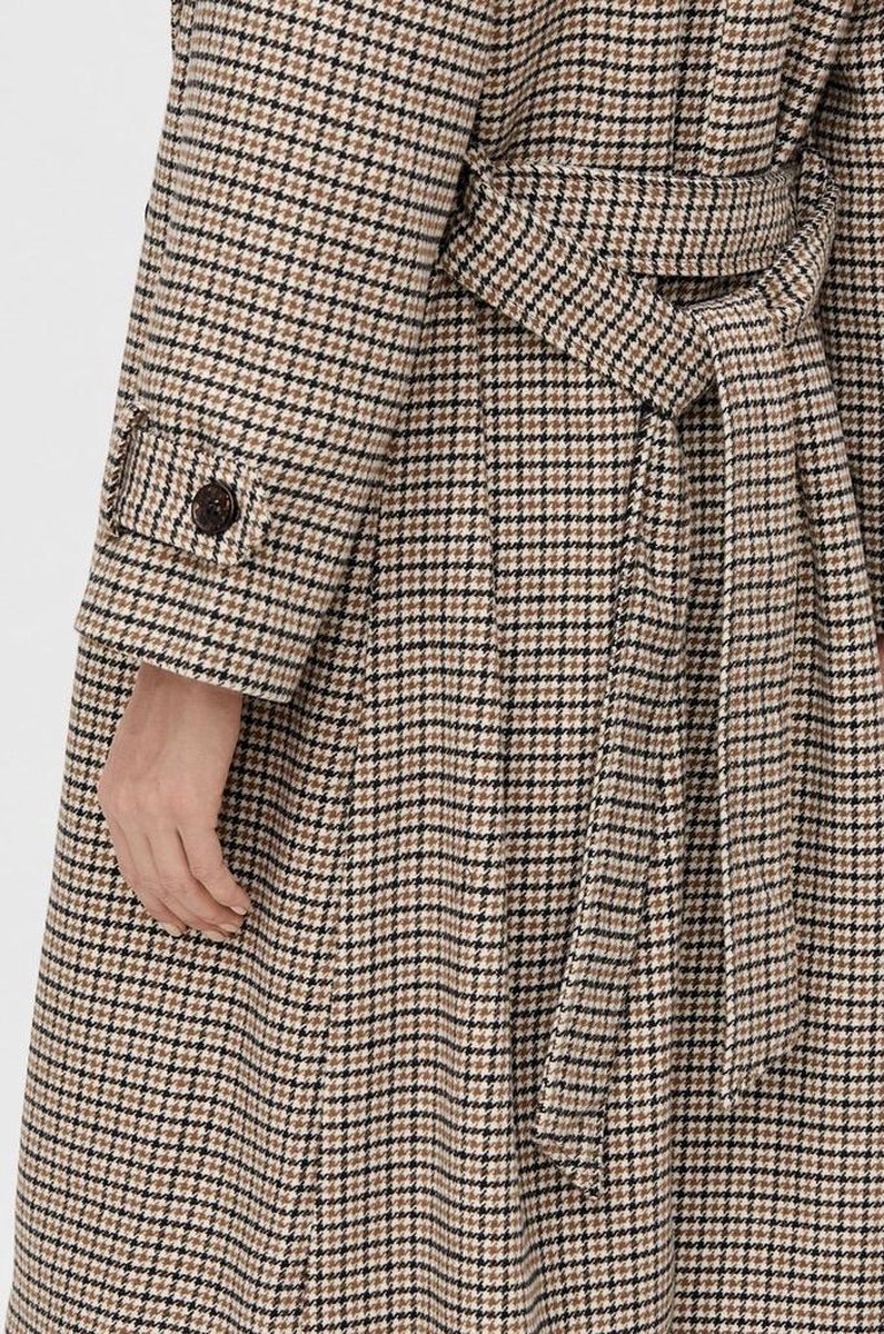 OBJECT OBJKEILY L/S COAT 116 SEPIA Dames Jas - maat 34 | bol