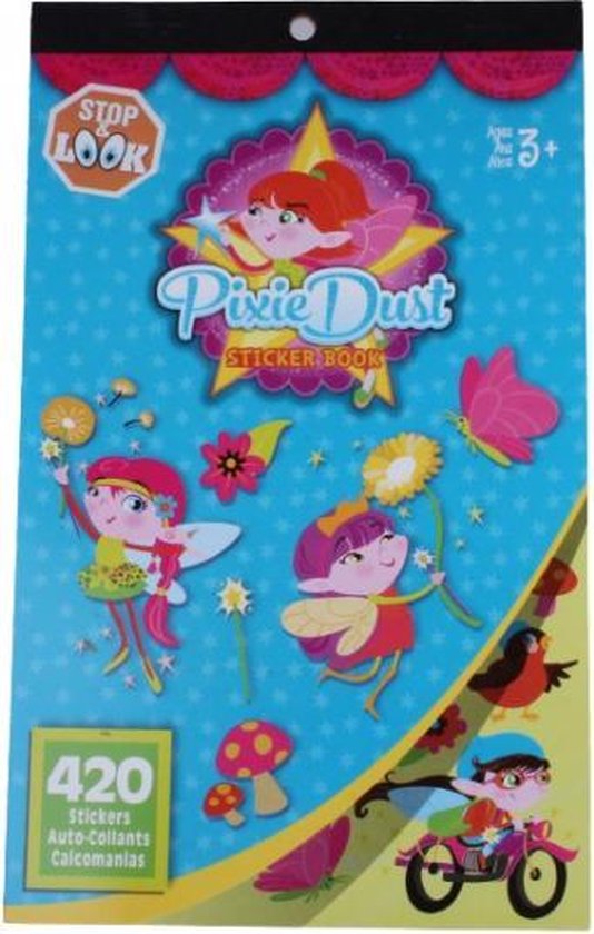 stickerboek Pixie Dust 24 x 14,8 cm 420 stickers | bol.com