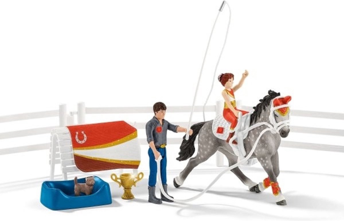 Schleich Horse Club Speelfigurenset - Mia's Springset - Kinderspeelgoed ...