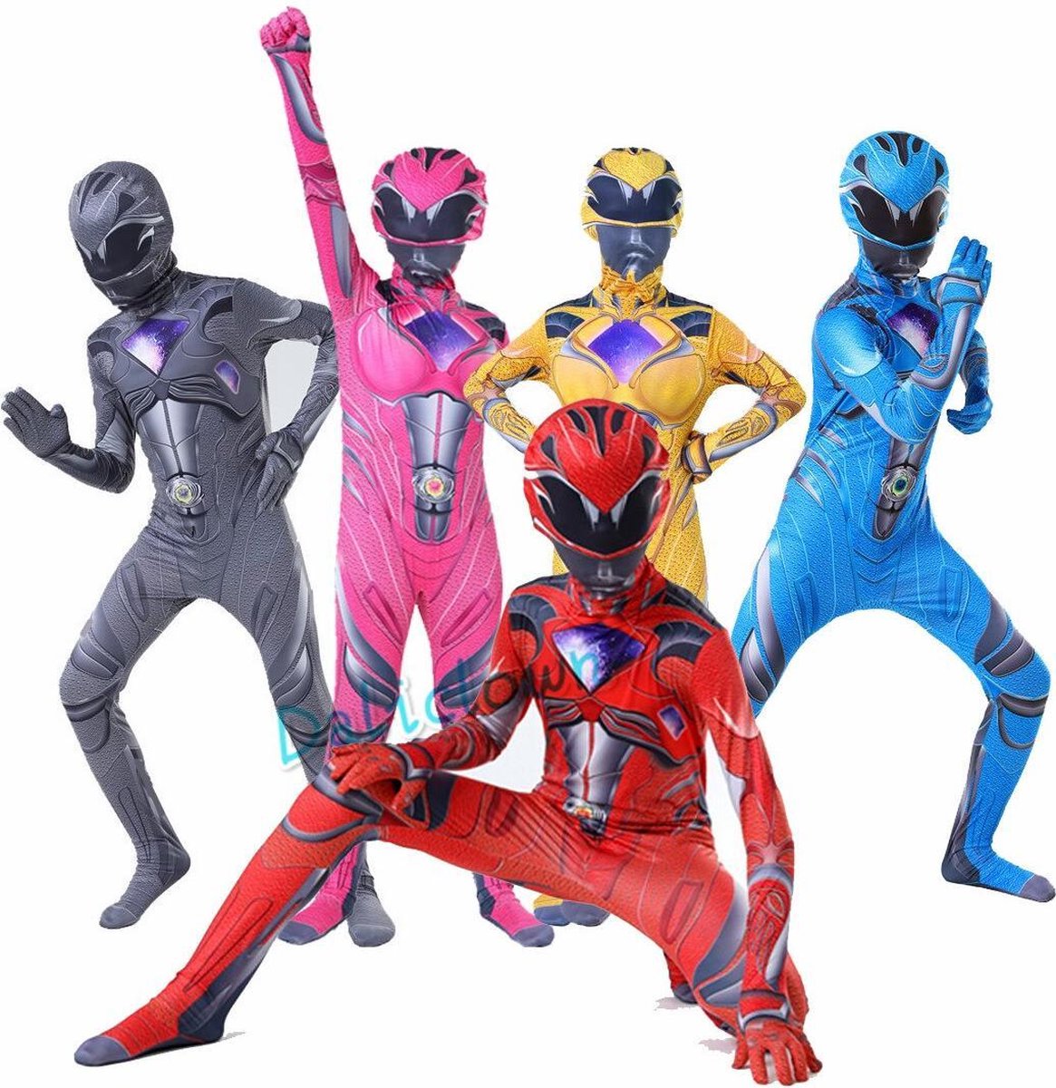 Premium Power Rangers Kostuum - Carnaval - Jongen - Halloween ...