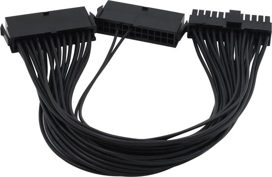 Dual PSU ATX Powerkabel - Voeding splitter PSU dual cable - 24 pins ...