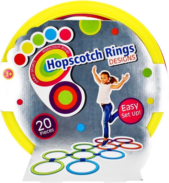 Mega Creative - Hopscotch Rings - Hopscotch game - 10 ringen en 10 ...