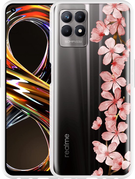 Hoesje geschikt voor Realme 8i Flower Branch | bol