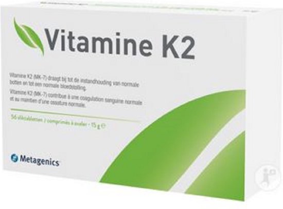 Metagenics Vitamine K2 56 tabletten | bol.com