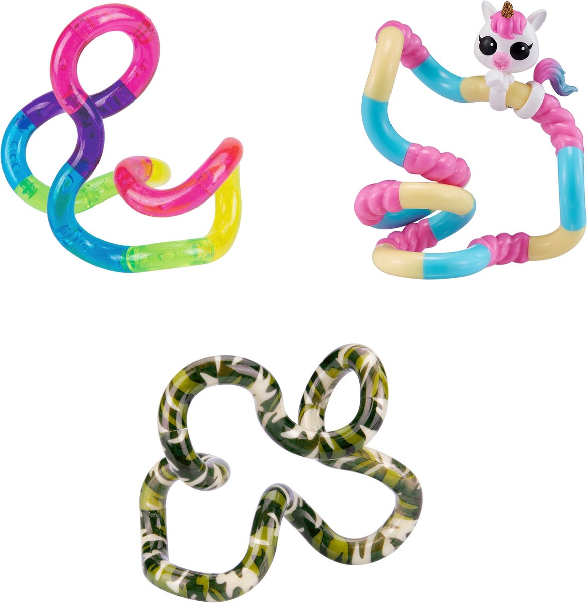 Tangle Junior - Rainbow / Unicorn / Camouflage - Combo 3-Pack - The ...