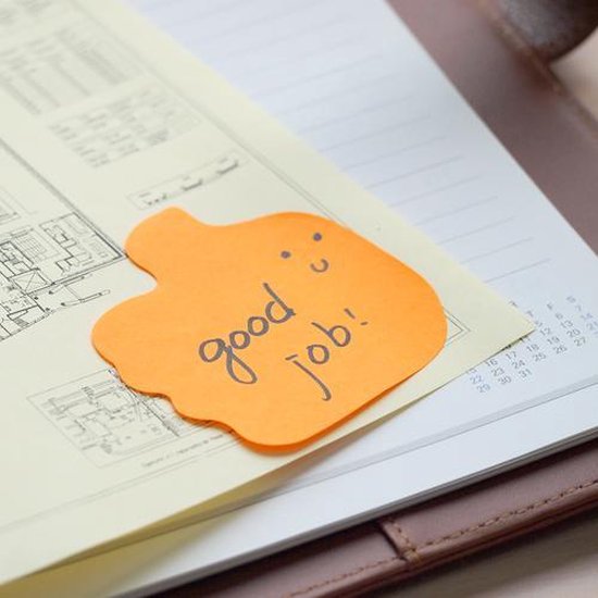 Stick'n Sticky ster notes - 70x70mm - Neon Geel - 50 memoblaadjes | bol