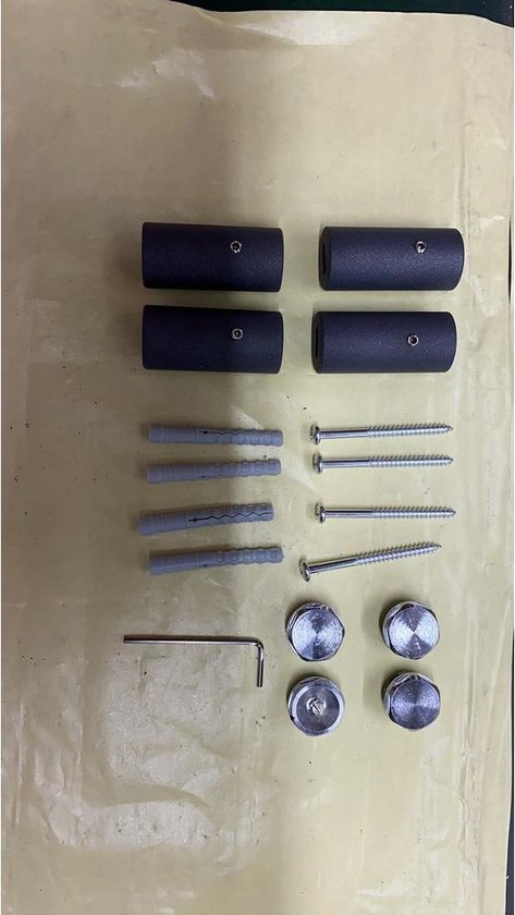 Guo Triton bevestigingsset voor radiator grijs metallic, grijs metallic ...