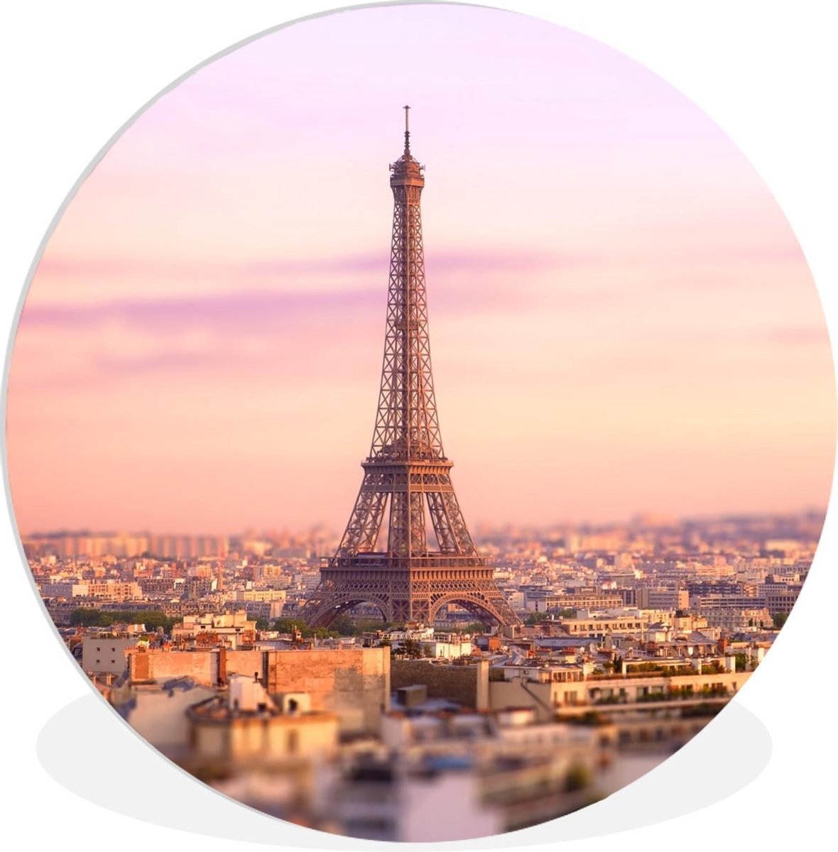 WallCircle - Wall Circle - Wall Circle Indoor - Tour Eiffel - Rose ...