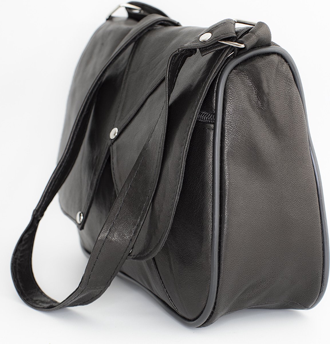 Leren schoudertas voor dames / Leren Crossbodytas dames / Echte leer ...