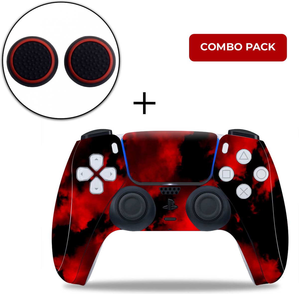 PS5 Controller Skins PlayStation Stickers + Thumb Grips Voordeelpakket ...