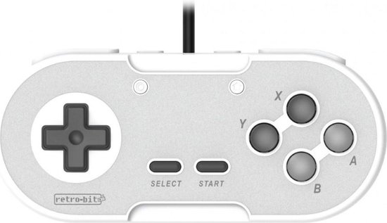 RetroBit Legacy 16 USB Controller - Grijs - Switch, PC, Steam, Raspberry Pi | bol