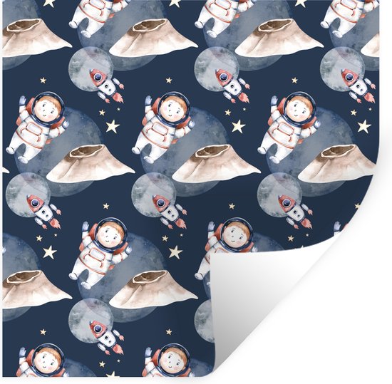 Muurstickers - Sticker Folie - Astronaut - Raket - Ruimte - Kids ...