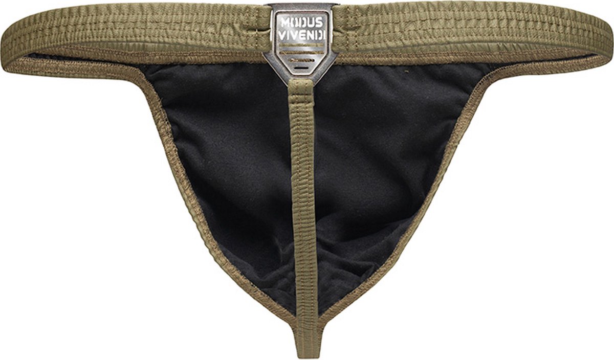 Modus Vivendi - Leather Legacy String Khaki - Maat S - Heren String ...
