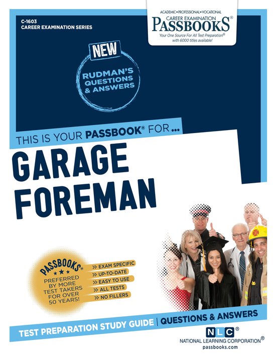 Career Examination Series - Garage Foreman (ebook), National Learning ...