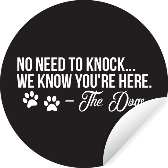 WallCircle - Muurstickers - Behangcirkel - Spreuken - Quotes - No need ...