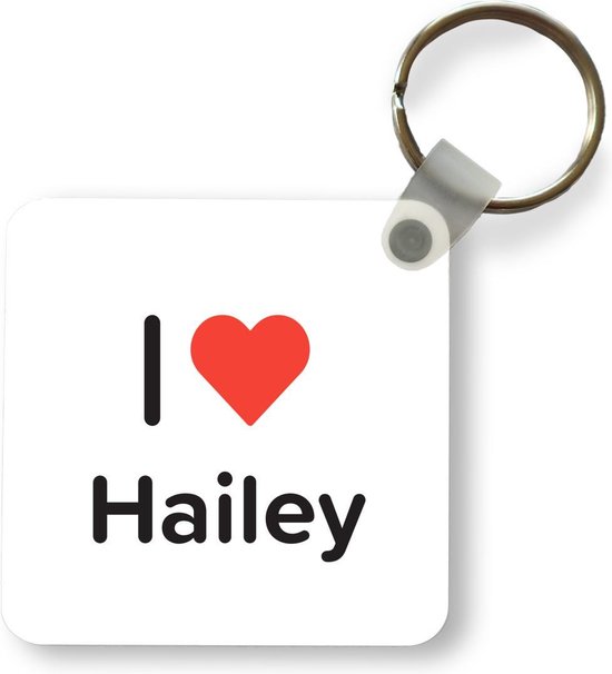 Sleutelhanger - Uitdeelcadeautjes - I love - Hailey - Meisje - Plastic ...
