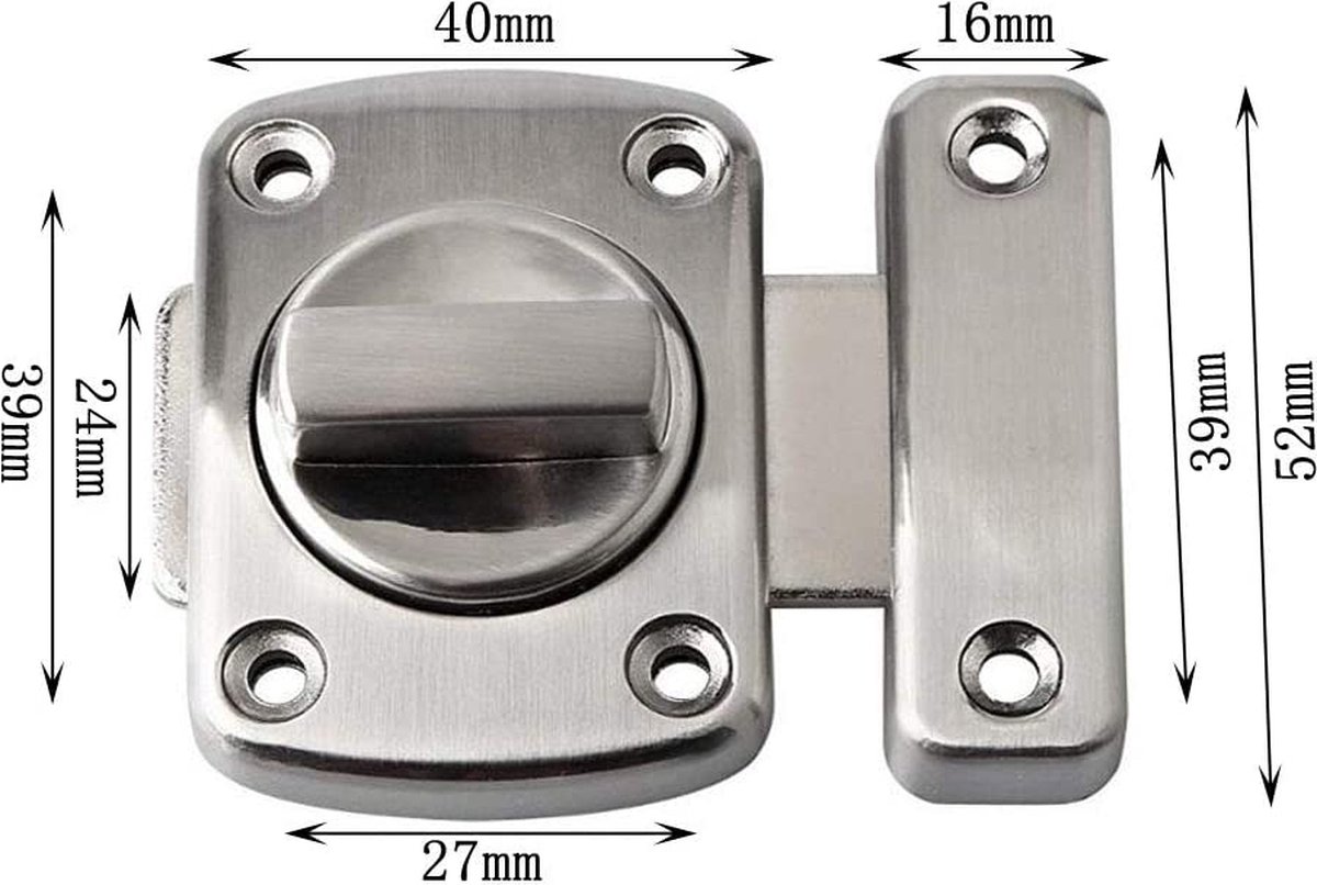 Draaislot Zilver | Deurslot | TOP Selling | bol.com