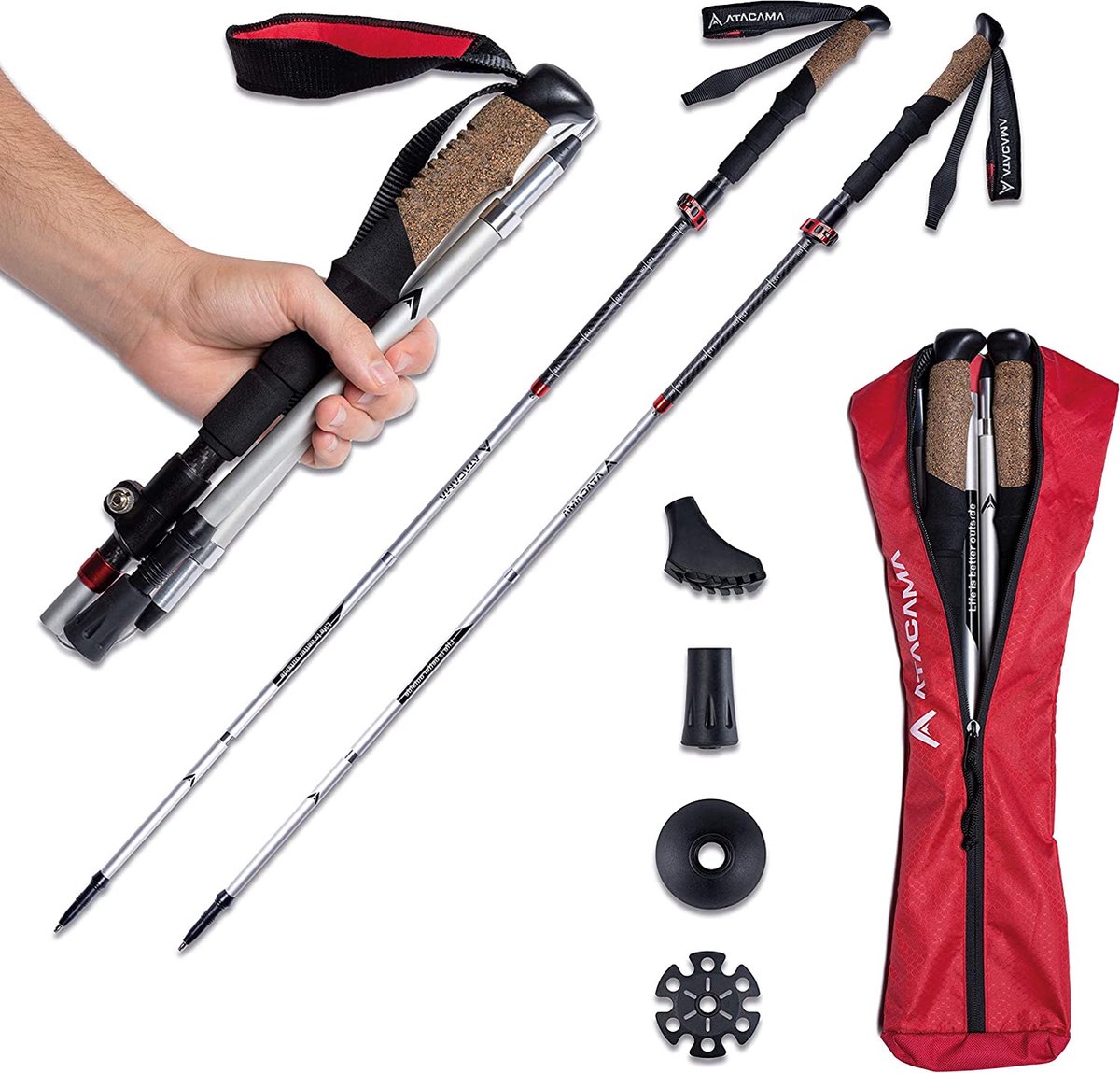 Wandelstokken Nordic Walking Stokken - Walking stokken | Lichtgewicht ...