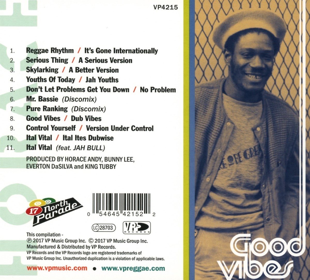Horace Andy - Good Vibes (CD) (Expanded), Horace Andy | CD (album ...