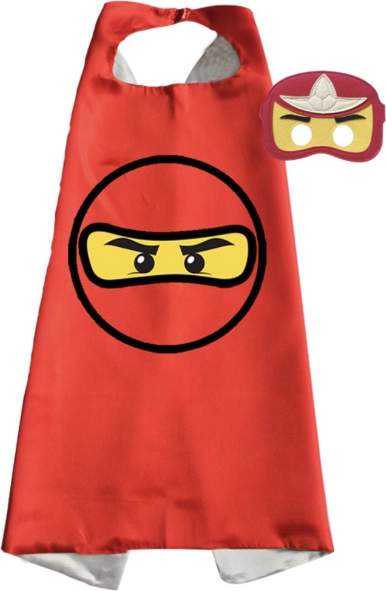 Ninjago Verkleedpak Set van 5 Ninjago Capes en Maskers - Mix van ...