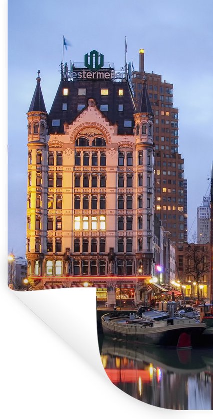 Muurstickers - Sticker Folie - Rotterdam - Boot - Water - 40x80 cm ...