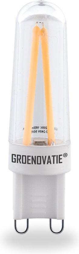 Groenovatie Led Filament Lamp 2w G9 Fitting Extra Warm Wit