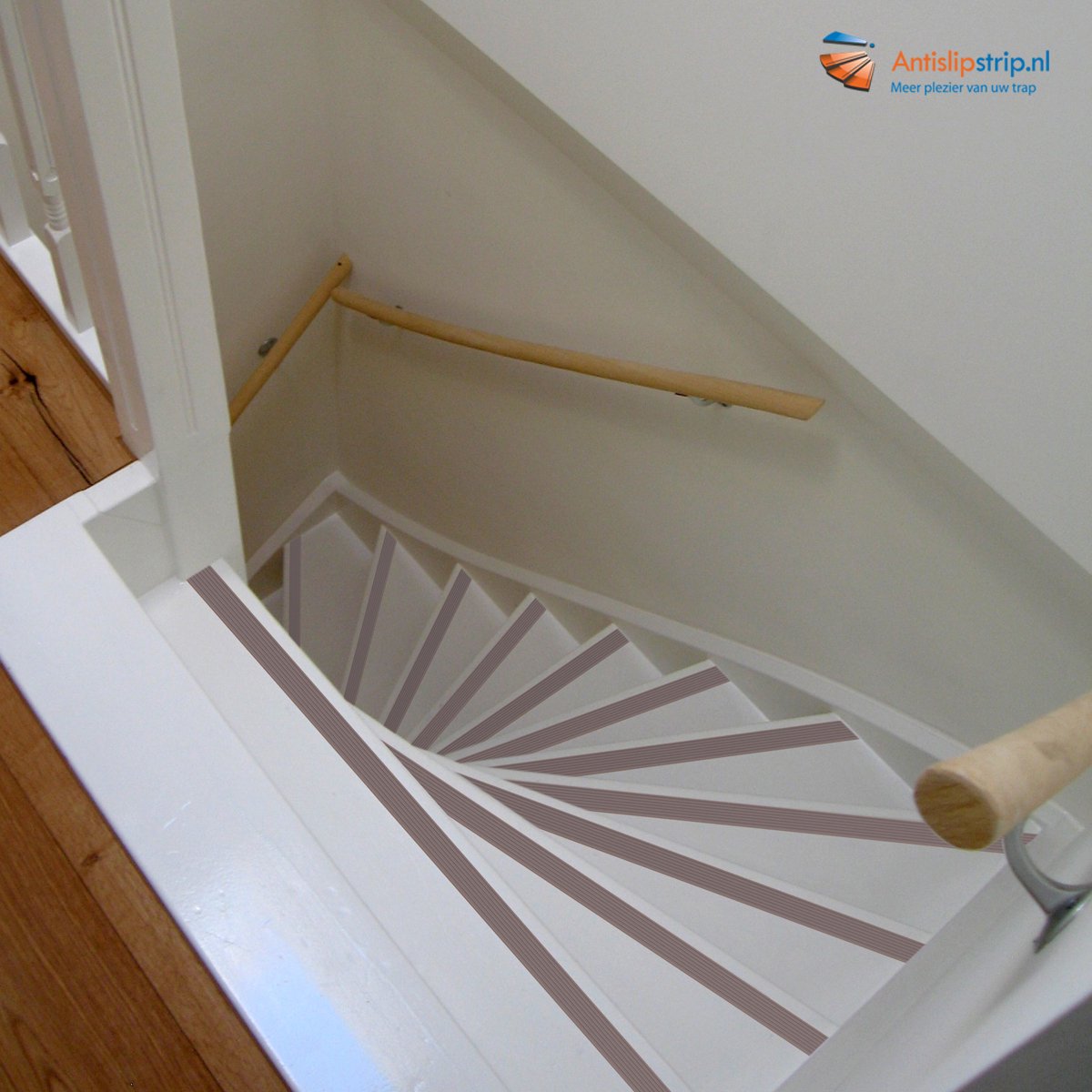 Antislipstrip - Trapprofiel - Antraciet - Antislip tape 2,8cm - rol 15 ...