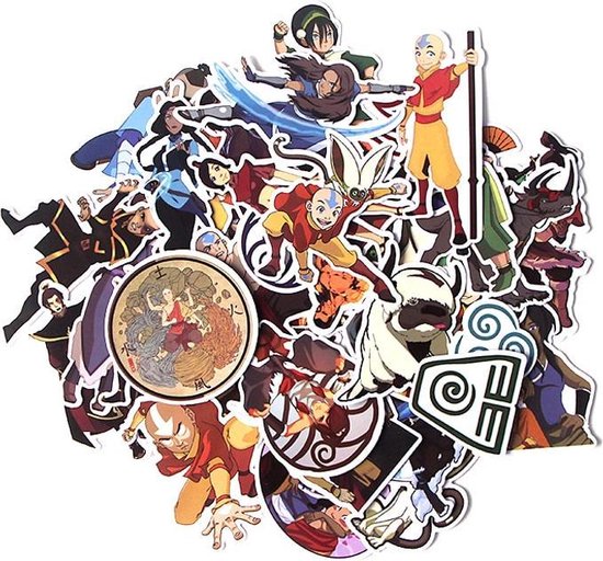 Avatar the last airbender stickers! 40 verschillende stickers zonder ...