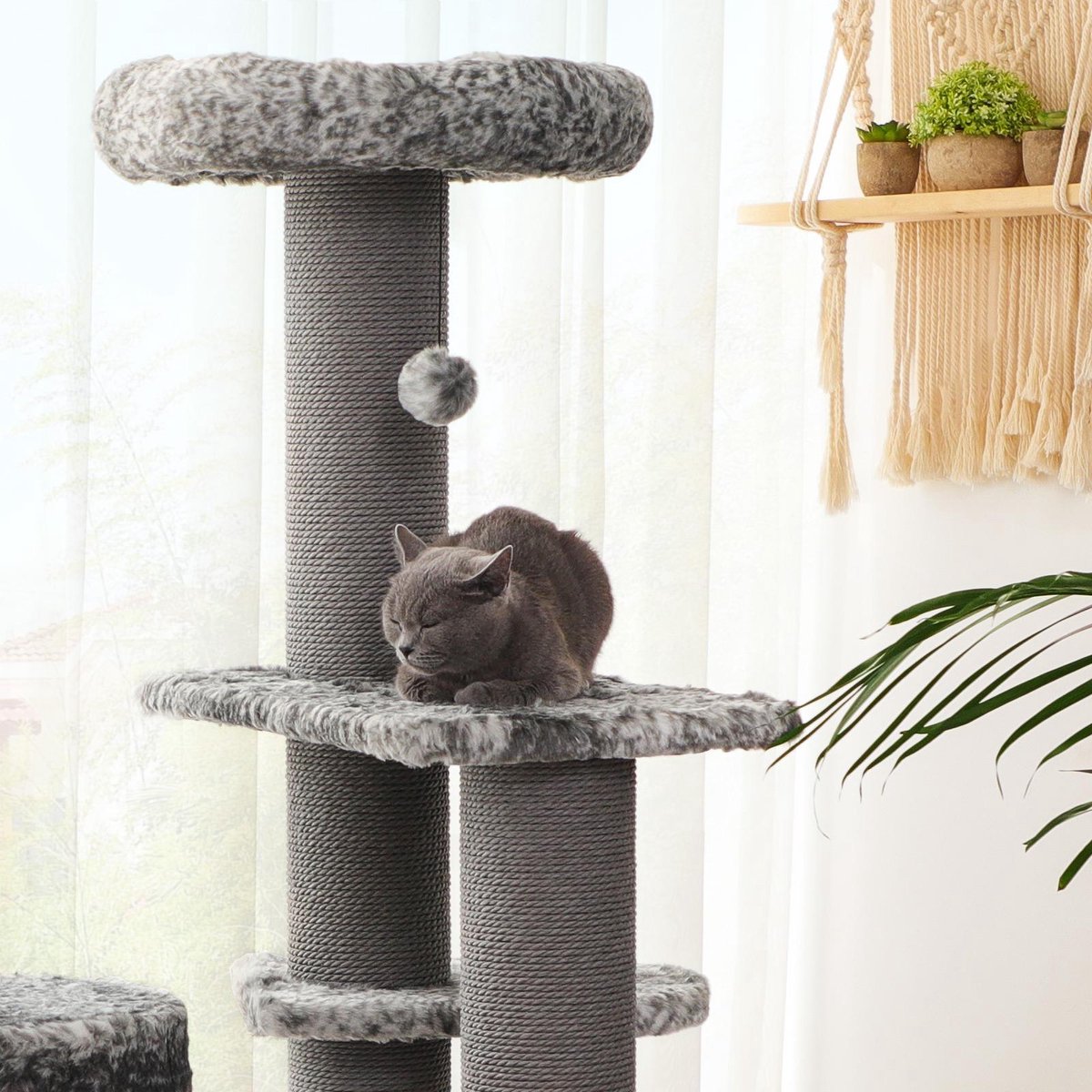 Feandrea Kattenboom - Grote Krabpaal - Kattenhuis - Katten Krabpalen | bol