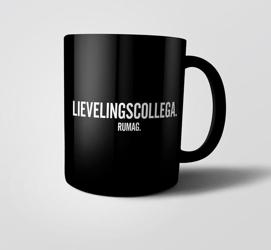 RUMAG PRE-ORDER | Lievelingscollega Mok (levering week 12) Zwart | bol.com