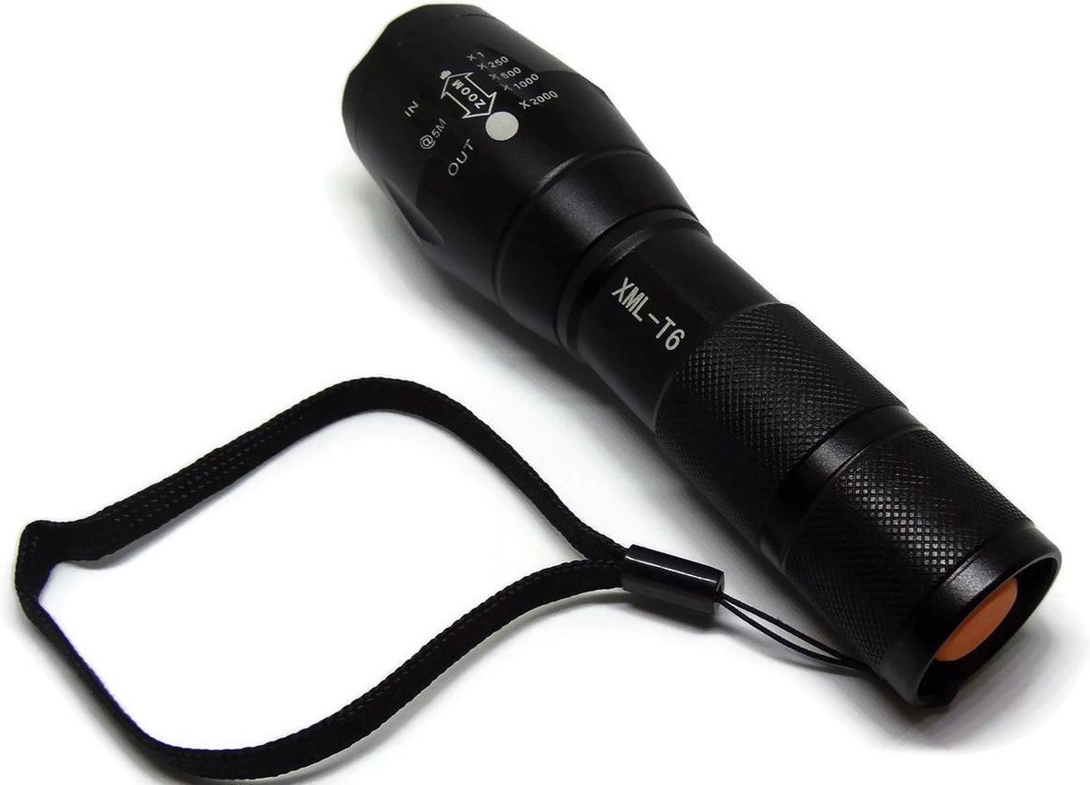 LED Zaklantaarn 3800 Lumen met Zoomfunctie / zeer krachtige zaklamp ...