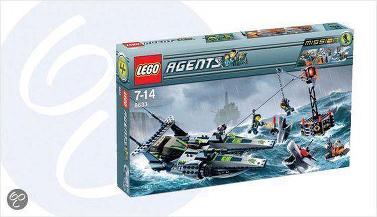 LEGO Agents Speedboot Reddingsactie - 8633 | bol.com