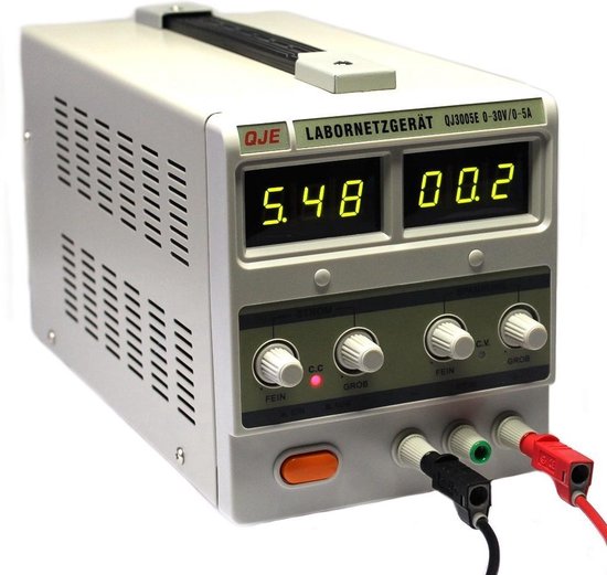 Regelbare voeding 0-30V,0-5A | bol