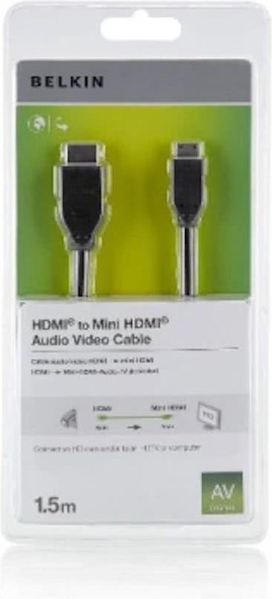 BELKIN HDMI TO MINI HDMI CBL 1.5M | bol