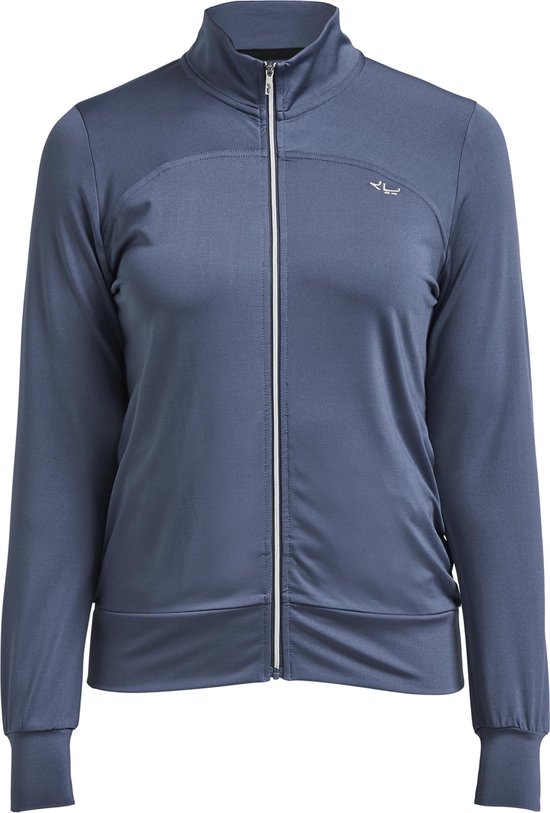Rohnisch Zip Jacket Dames Sportvest - Dusty Blue - Maat XXL | bol.com