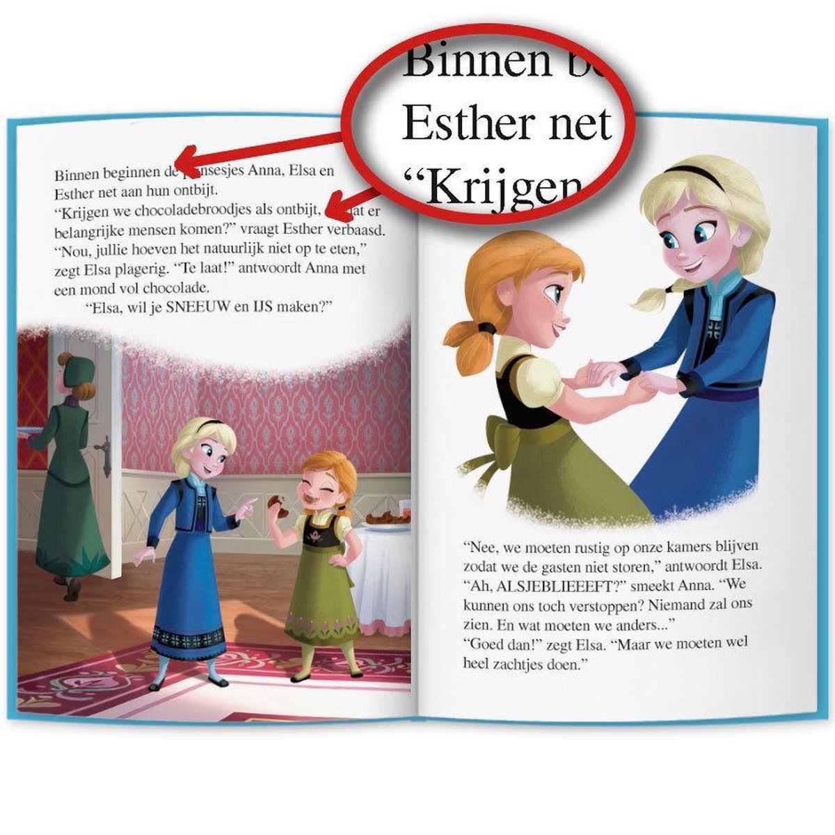 Beleef het Frozen avontuur samen met Elsa en Anna in dit boek met naam ...