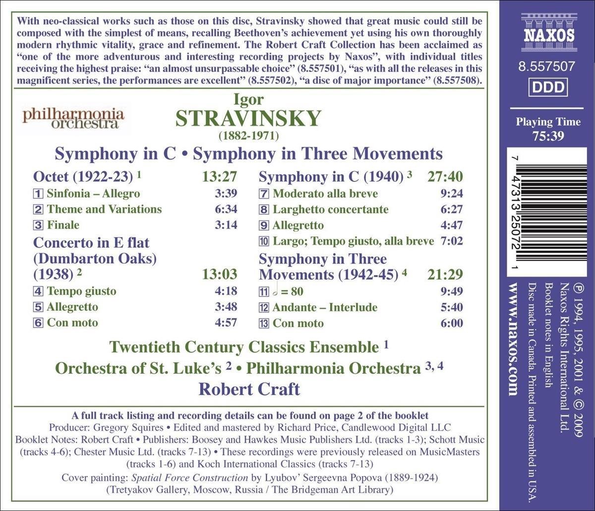 Stravinsky: Symphonies In C, Stravinsky | CD (album) | Musique | bol.com
