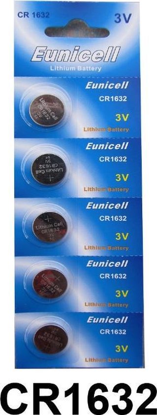 CR1632 Lithium Knoopcel Batterij - 5 stuks | bol