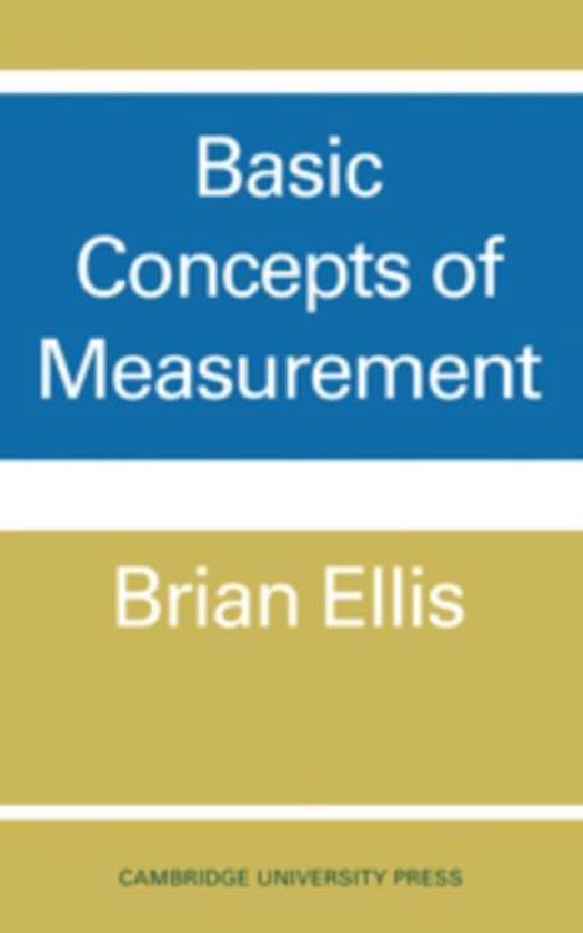Basic Concepts of Measurement | 9780521048897 | Brian Ellis | Boeken | bol