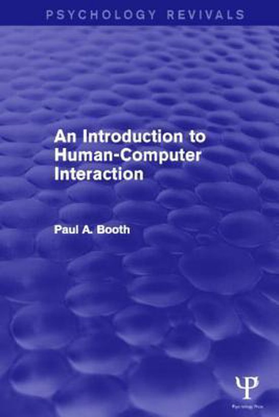 An Introduction to Human-Computer Interaction (Psychology Revivals ...