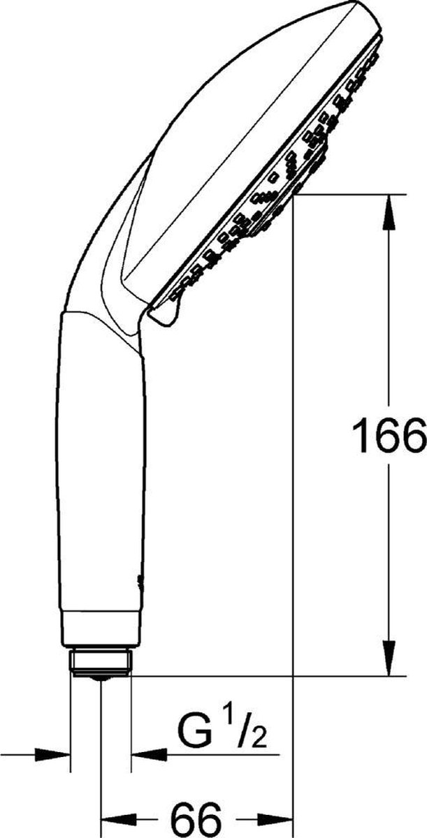GROHE Rainshower Classic 130 Douchekop - Ø 13 cm - 3 straalsoorten ...