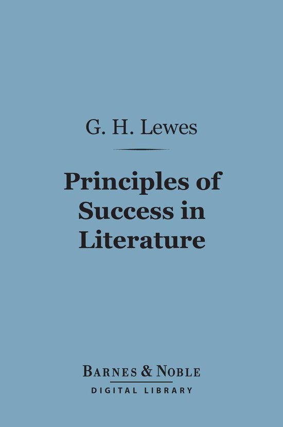 Barnes & Noble Digital Library - Principles of Success in Literature ...