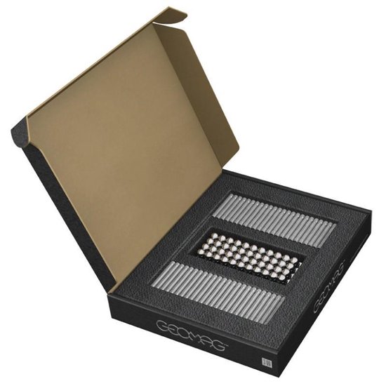 Geomag Masterbox Large 248 delig Zilver | bol