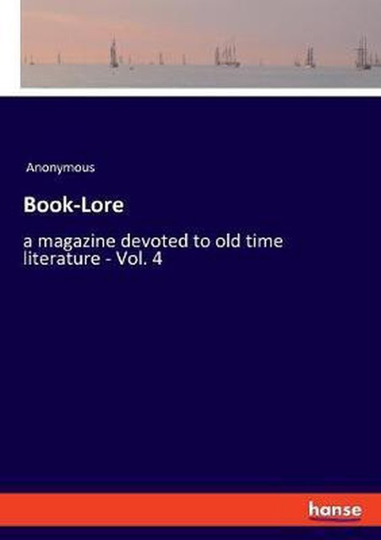 Book-Lore, Anonymous | 9783337737986 | Boeken | bol