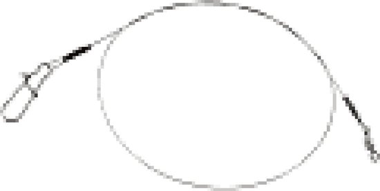 Single Strand Titanium Leaders 40cm - 14 Kilo (2 pcs) | bol.com